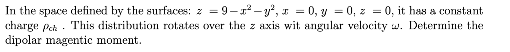 Solved In the space defined by the surfaces: | Chegg.com