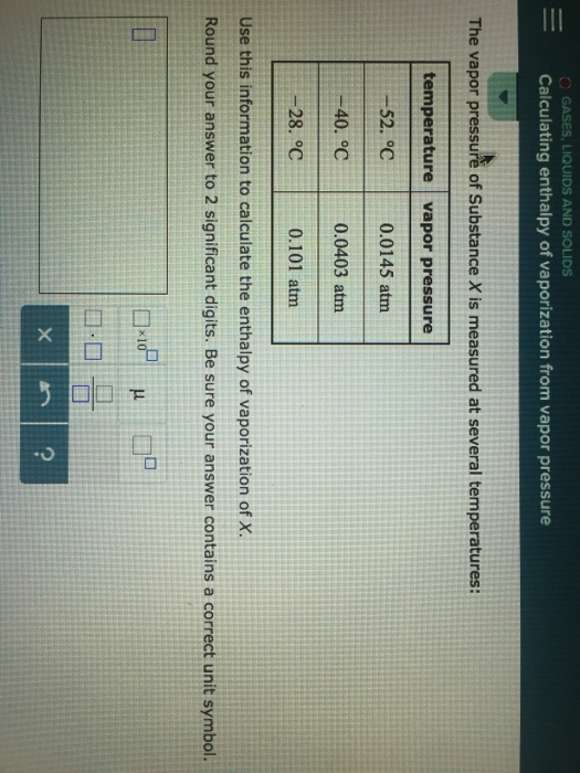 Solved OGASES, LIQUIDS AND SOLIDS Calculating enthalpy of | Chegg.com