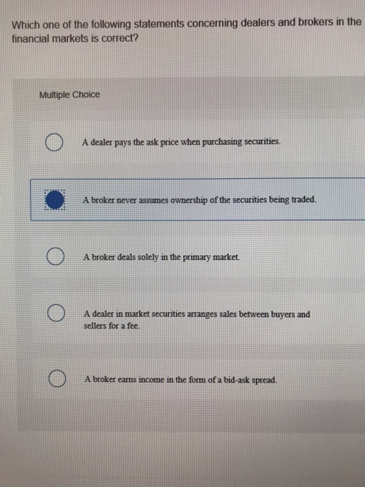 Solved Which one of the following statements concerning | Chegg.com