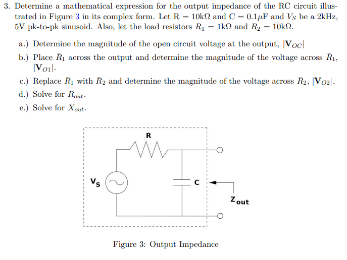 Solved Determine a mathematical expression for the output | Chegg.com