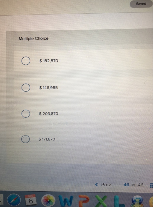 Solved Saved Help Save& Exit Submit Alpaca Corporation had | Chegg.com