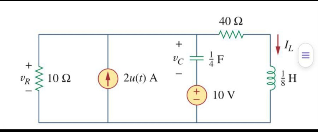 Solved Find i(t) and v(t) for t greater then 0 .Apply | Chegg.com