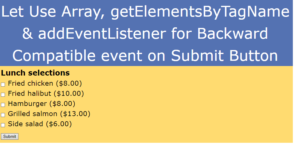 Solved javascript/html it should be like the picture below | Chegg.com