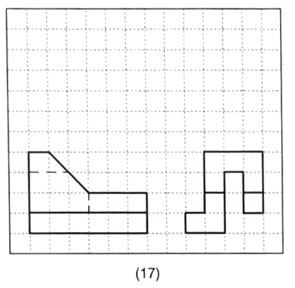 Solved Please draw the missing view and the isometric view | Chegg.com