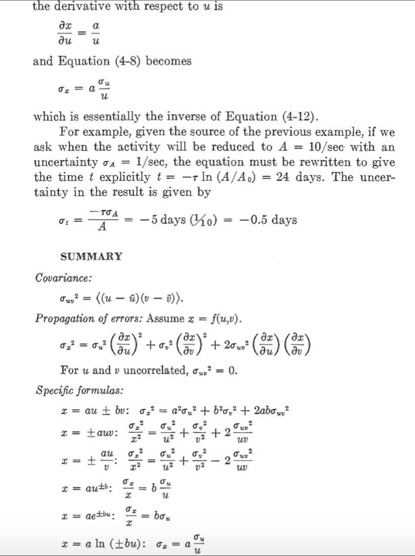 The Derivative With Respect To U Is Ox A Du And