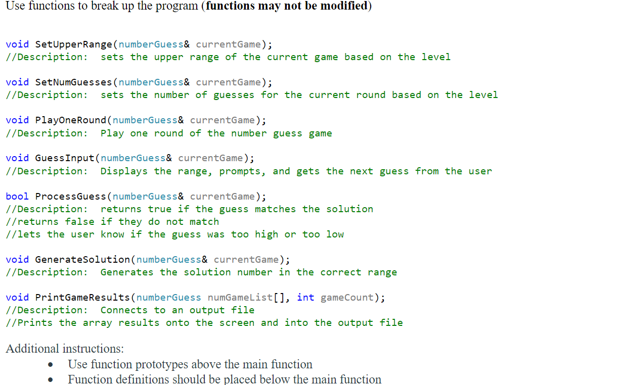 Solved Please code in C++. Leave code for copy & paste so I | Chegg.com