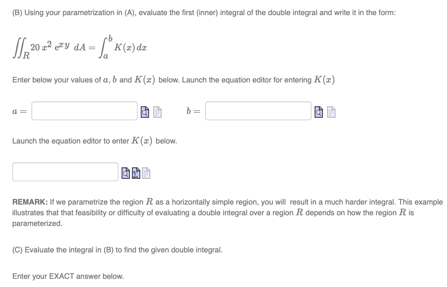 Solved Consider the region R bounded by y= 5x, Y= 20 and the | Chegg.com