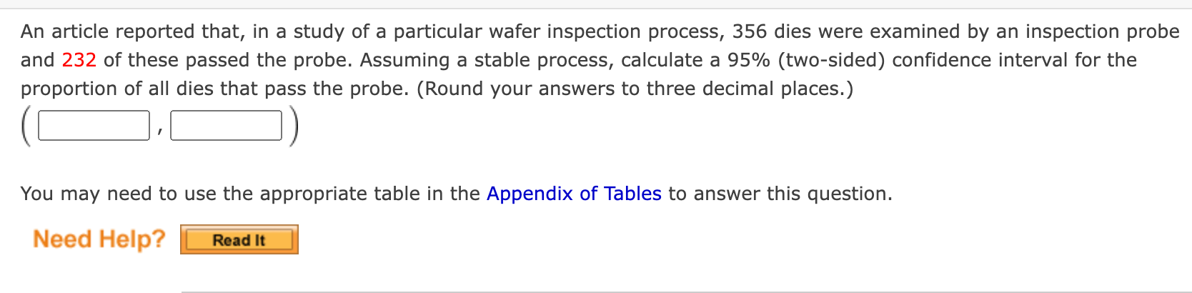 Solved An article reported that, in a study of a particular | Chegg.com