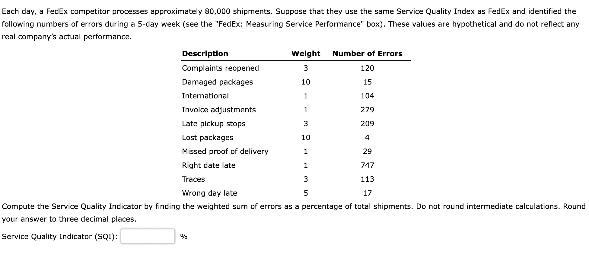 Solved Each day, a FedEx competitor processes approximately | Chegg.com