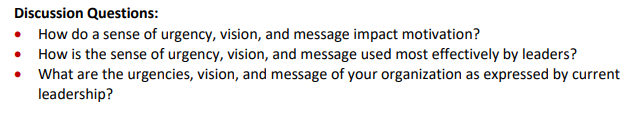 Solved I. (30%) Chapter 1: Leadership (Urgency, Vision, and | Chegg.com