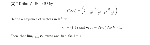 Solved 5 (2,3) = (2-7129242 (3) * Define f : R2 + R2 by y | Chegg.com