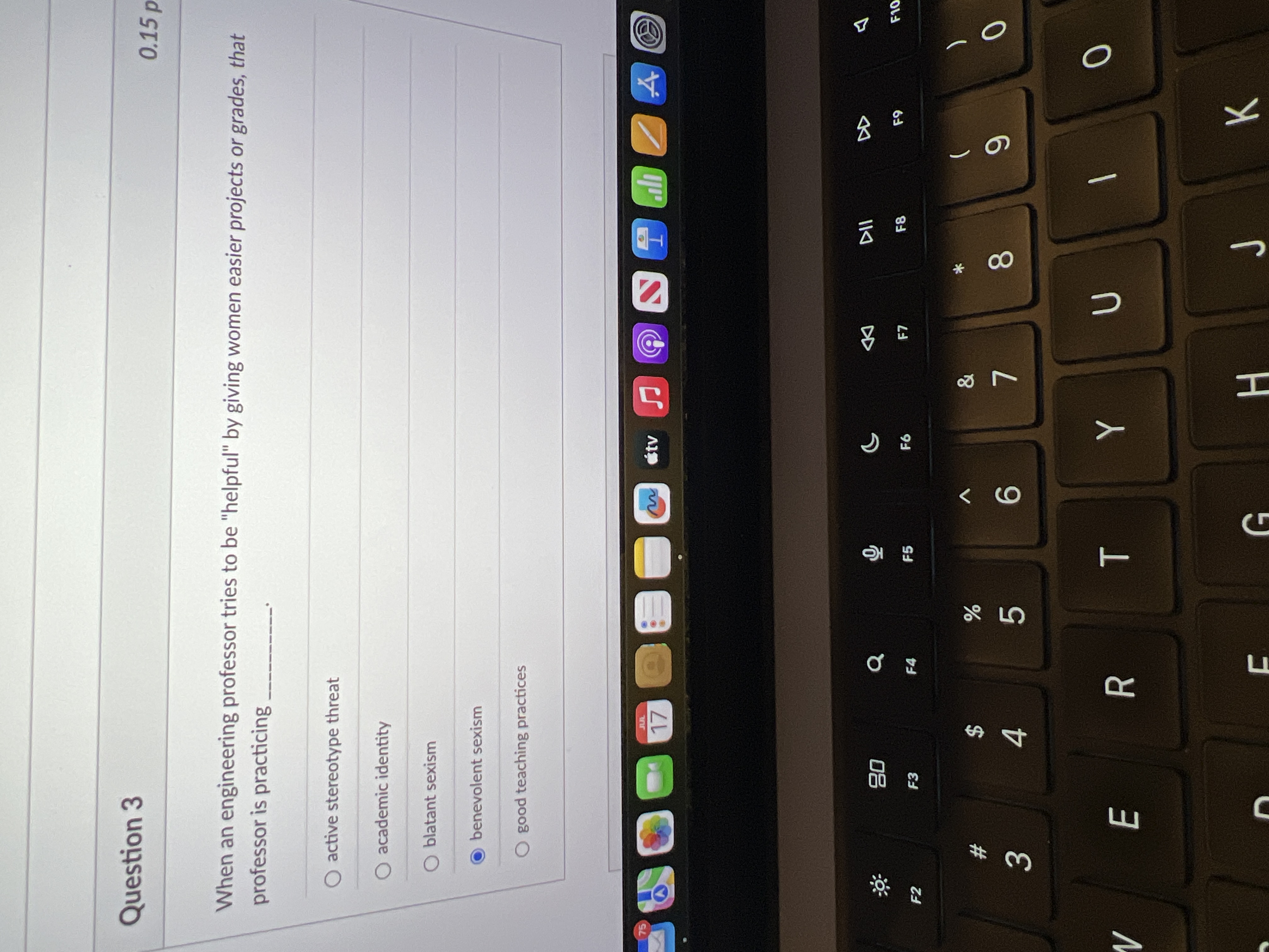 Solved Question 3When an engineering professor tries to be | Chegg.com