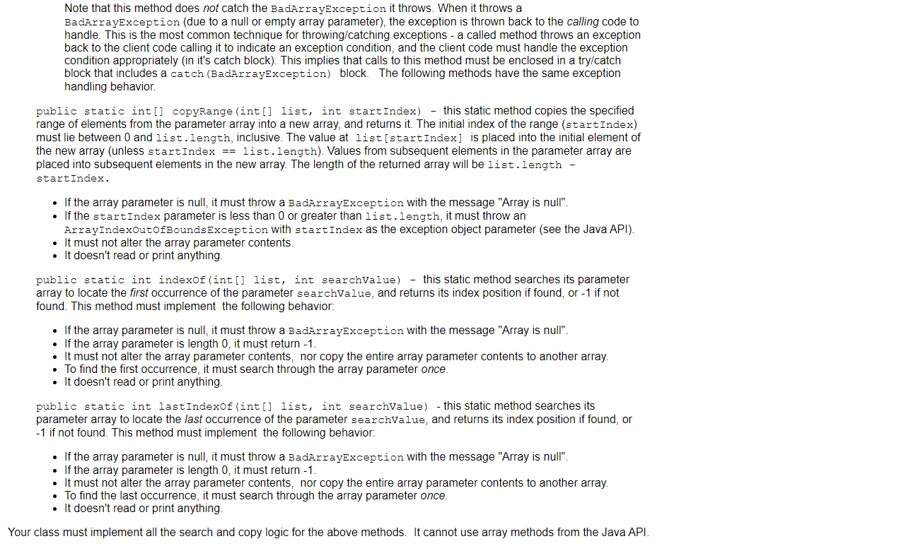 Solved This Assignment You Ll Write Your Own Custom Java