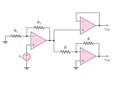 Solved The operational amplifiers used in the circuit are | Chegg.com