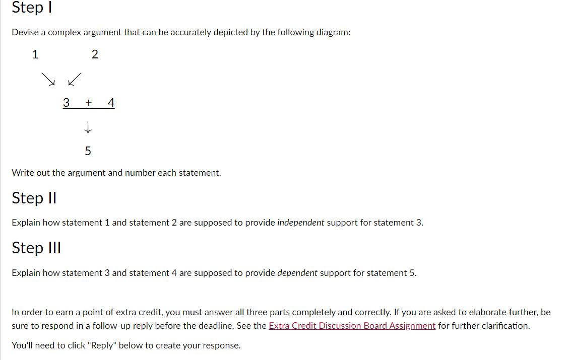 Devise a complex argument that can be accurately | Chegg.com