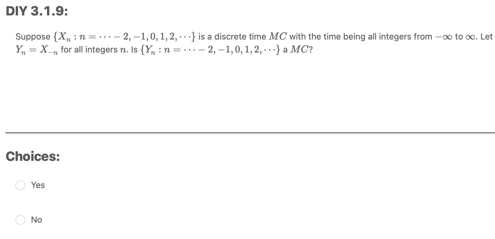 Solved code class="asciimath">DIY 3.1.9: Suppose | Chegg.com