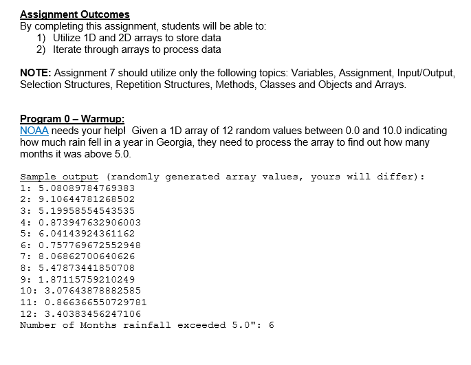 Solved Assignment Outcomes By completing this assignment, | Chegg.com
