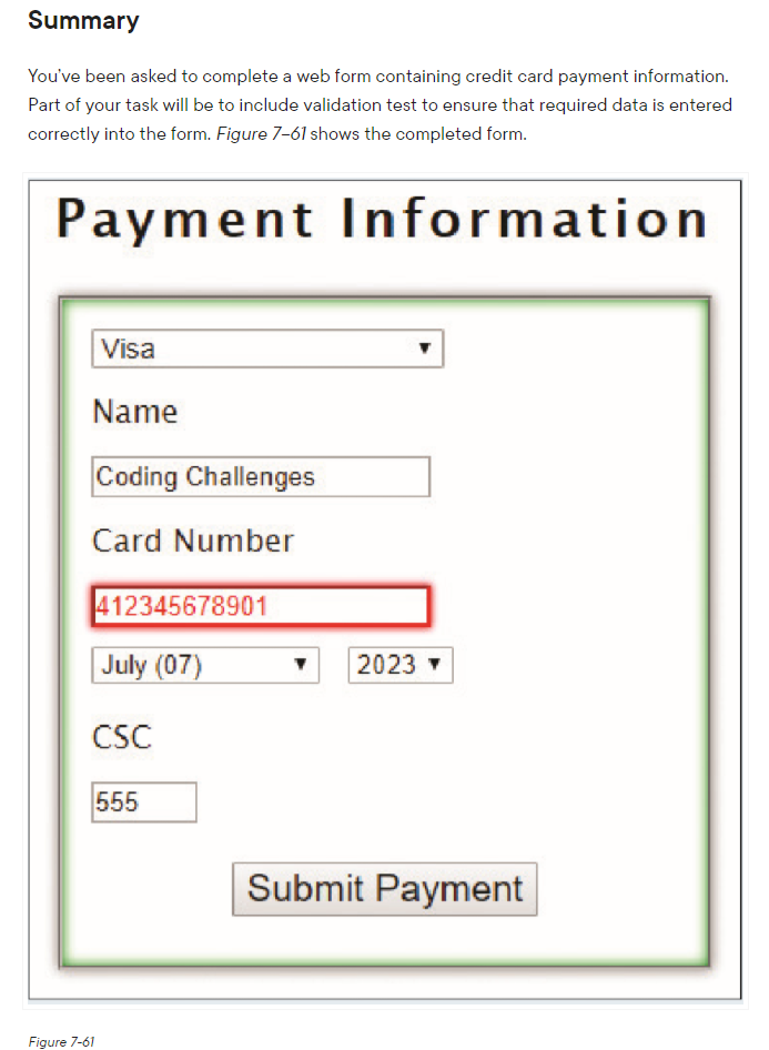 Solved You’ve been asked to complete a web form containing | Chegg.com