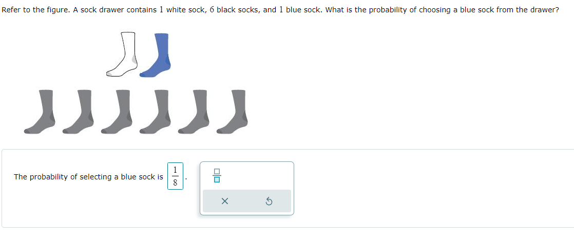 Solved Refer to the figure. A sock drawer contains 1 white | Chegg.com