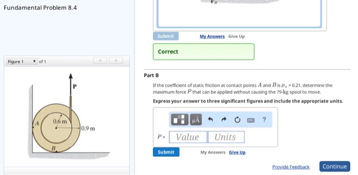 Solved Problem 8.48 Two blocks A and B, each having a mass | Chegg.com