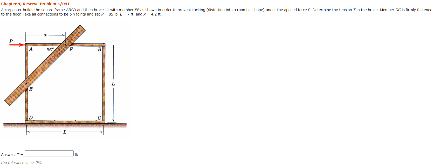 Solved Chapter 4, Reserve Problem 4/091 A carpenter builds | Chegg.com