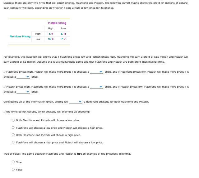 Solved Suppose there are only two firms that sell smart | Chegg.com