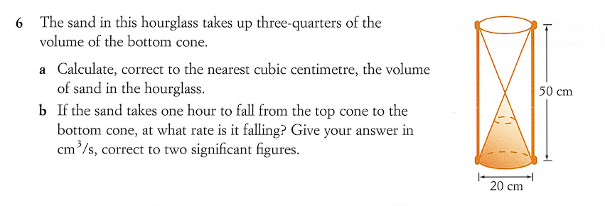 Solved 7 a Calculate the volume of this swimming pc b | Chegg.com