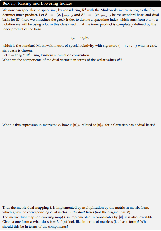 Solved Let V V µ Eµ ∈ R4 Using Einstein Summation