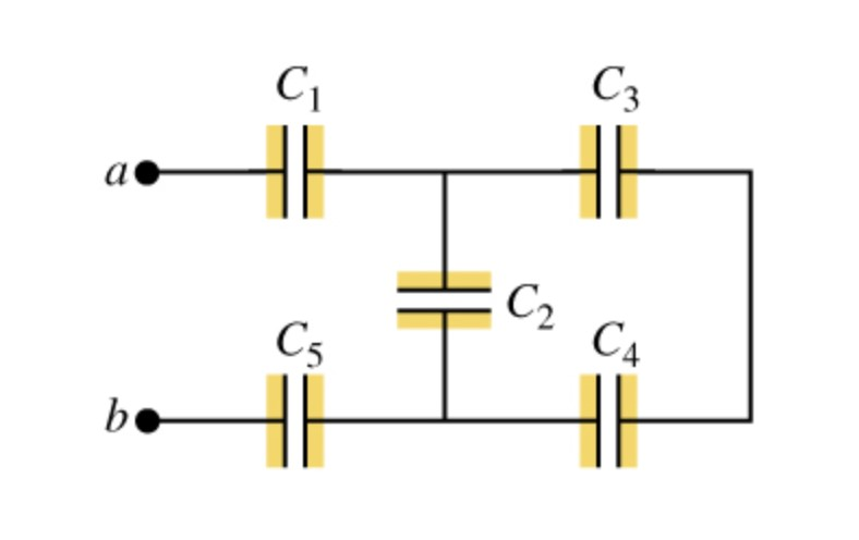 Solved In the figure (Figure 1), C1 = C5 = 8.3 μF and C2= C3 | Chegg.com