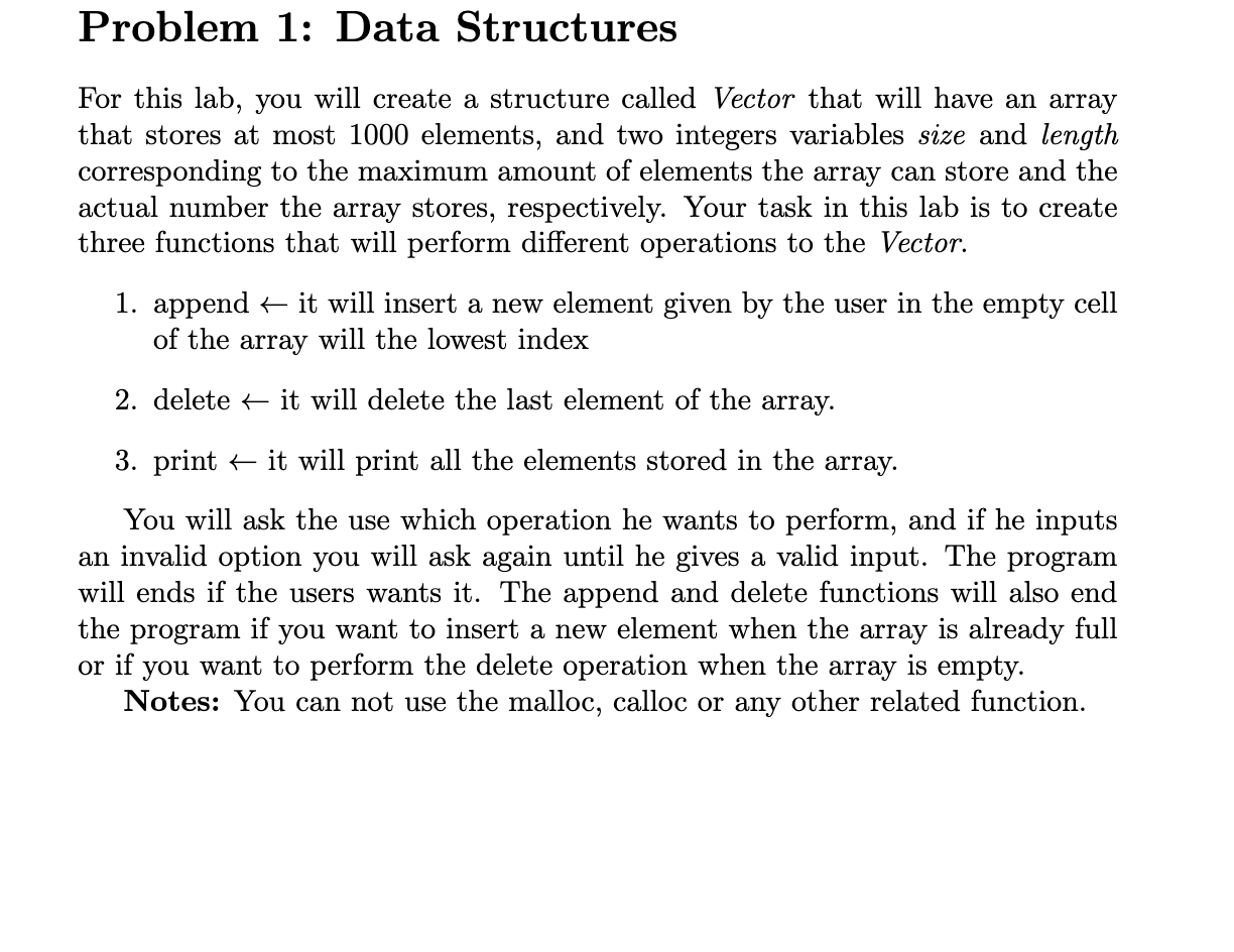 Solved For this lab, you will create a structure called | Chegg.com