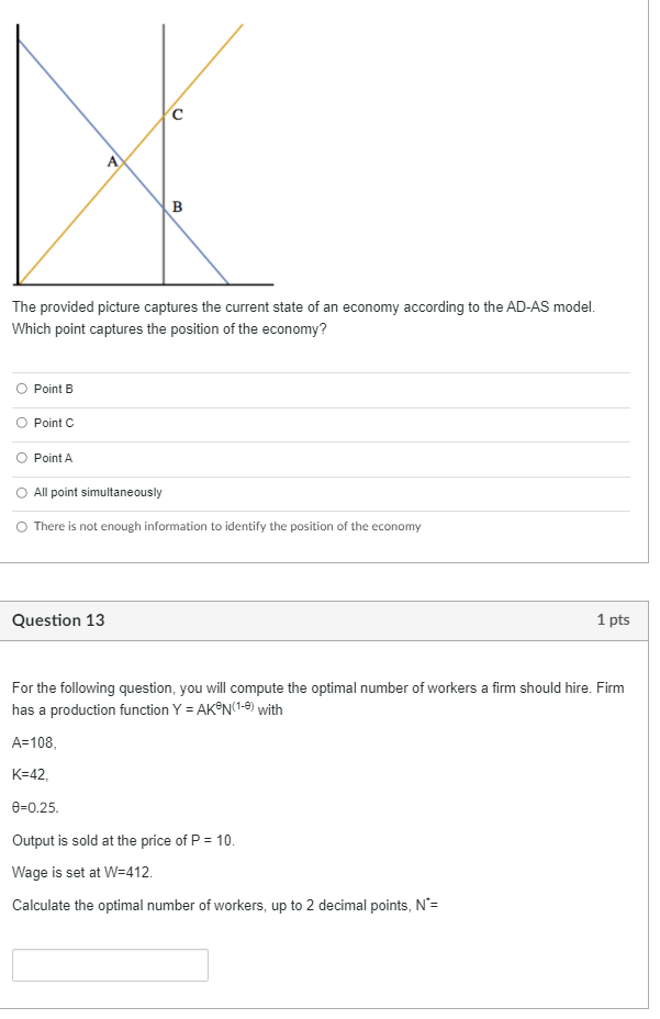 Solved с A B The provided picture captures the current state | Chegg.com