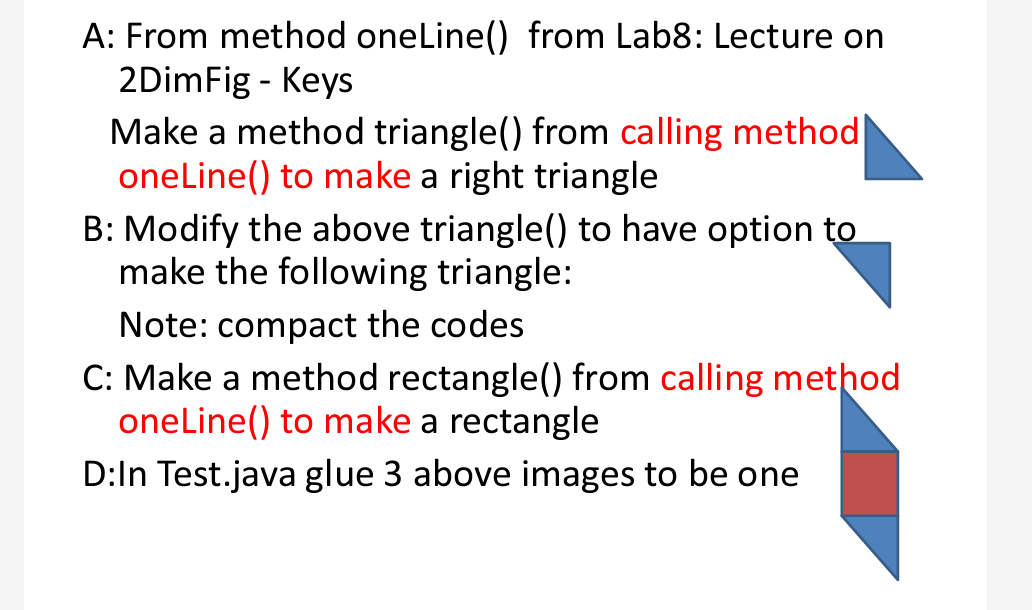Solved A From Method Oneline From Lab8 Lecture On