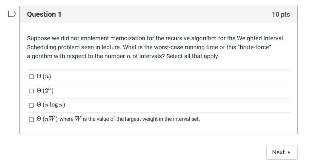 Solved Question 1 10 pts Suppose we did not implement | Chegg.com