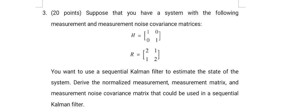 Solved 3. (20 points) Suppose that you have a system with | Chegg.com