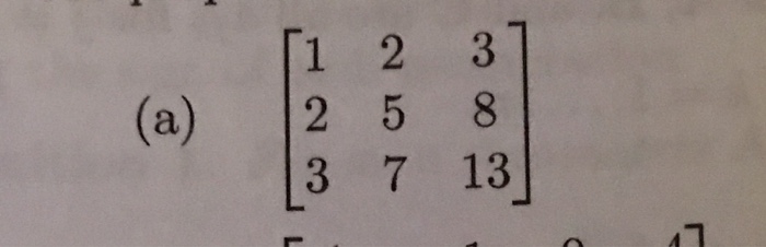 Solved Use properties P1-P4 to find the determinants of the | Chegg.com