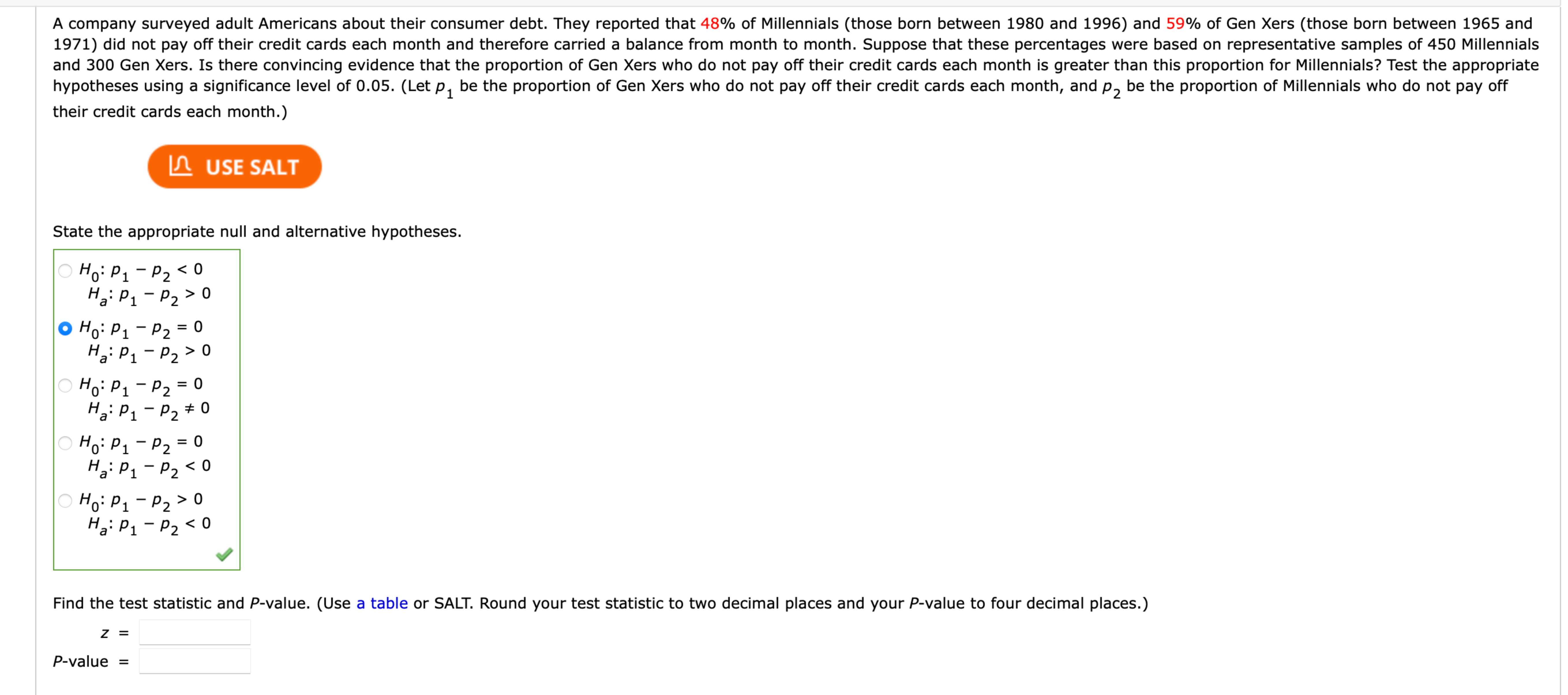 Solved A company surveyed adult Americans about their | Chegg.com