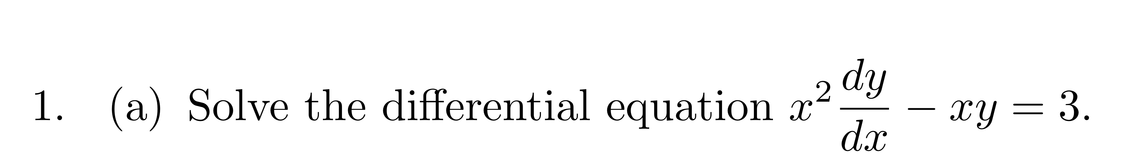Solved How do I solve this using linear differential | Chegg.com