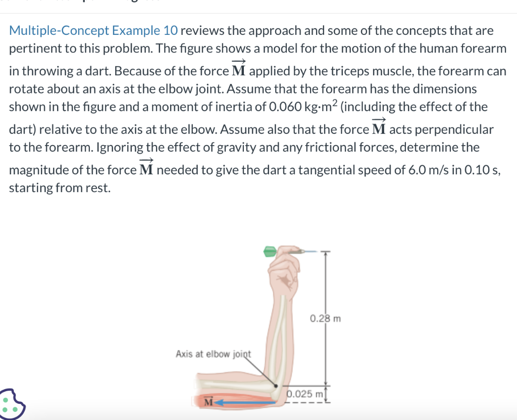 Solved Multiple-Concept Example 10 reviews the approach and | Chegg.com