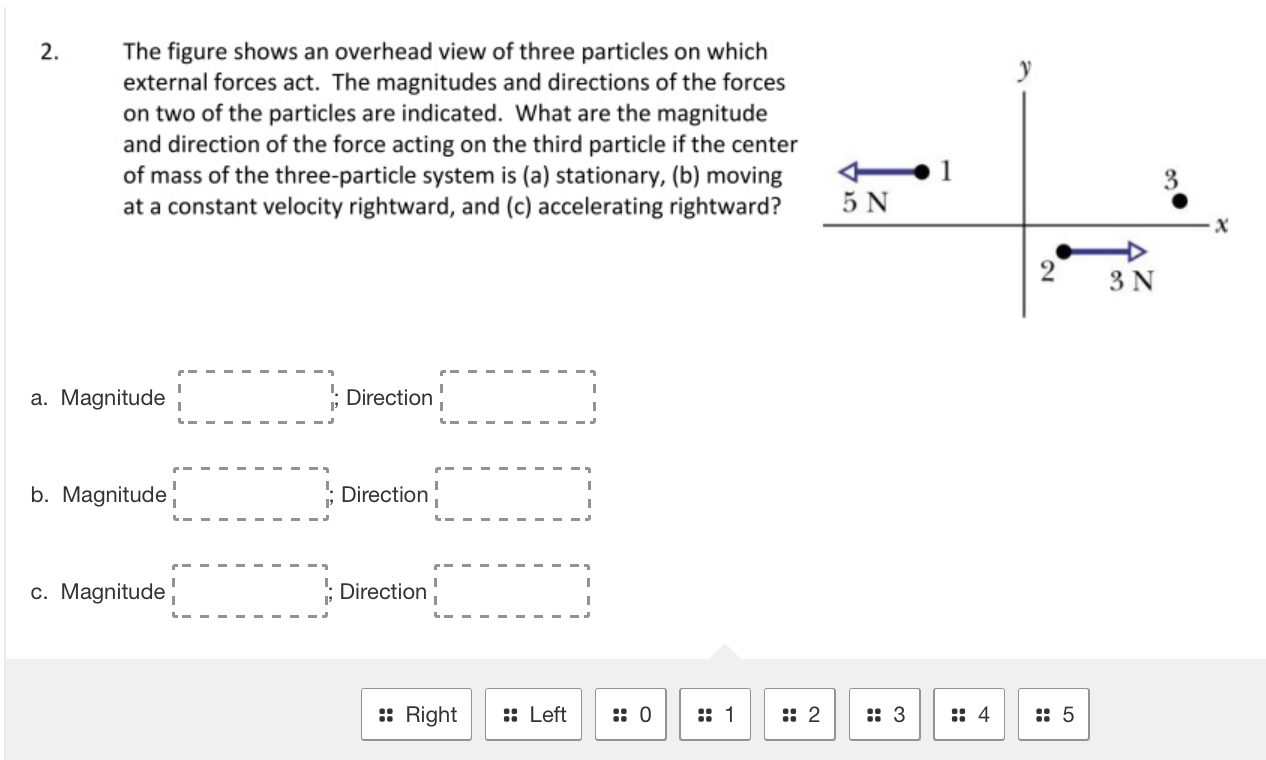 Solved 2. The figure shows an overhead view of three | Chegg.com