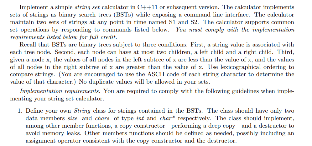 Solve for 1. Make sure to split the implementation | Chegg.com