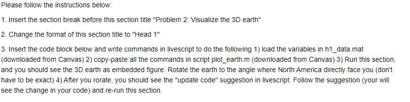 Solved Please follow the instructions below: 1. Insert the | Chegg.com