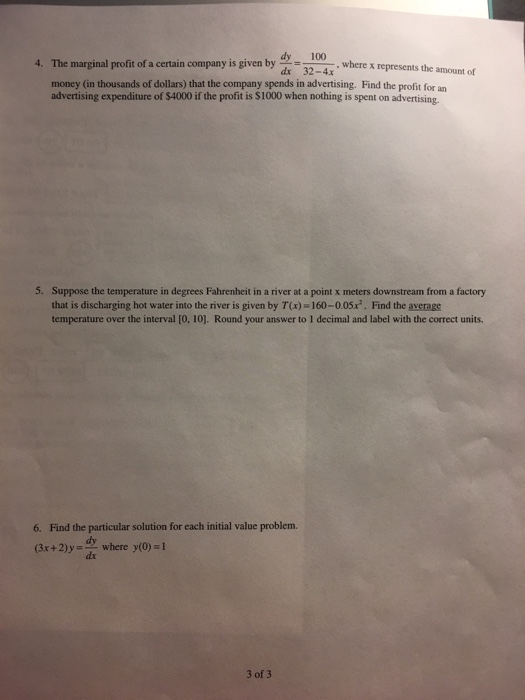 Solved NAME MATH 1325 CALCULUS FOR BUSINESS AND SOCIAL | Chegg.com