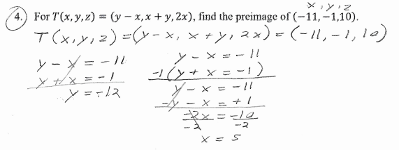 Solved Linear Algebra: Here is the work I have so far I | Chegg.com