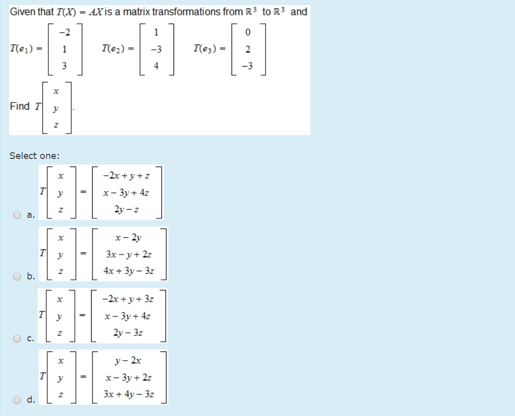 Solved Let S R4- R3 and T:R3R4 be the linear transformations | Chegg.com