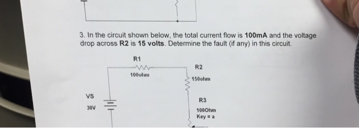 Solved 3. In the circuit shown below, the total current flow | Chegg.com