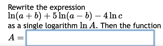 Solved Rewrite the expressionln7+2lnx+3ln(x2+4)as a single | Chegg.com