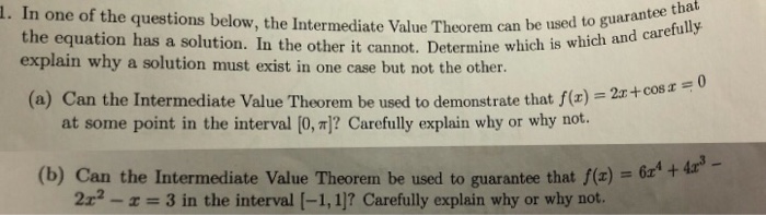 Solved 1. In one of the questions below, the Intermediate | Chegg.com