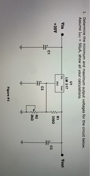 Solved Determine The Minimum And Maximum Output Voltages For