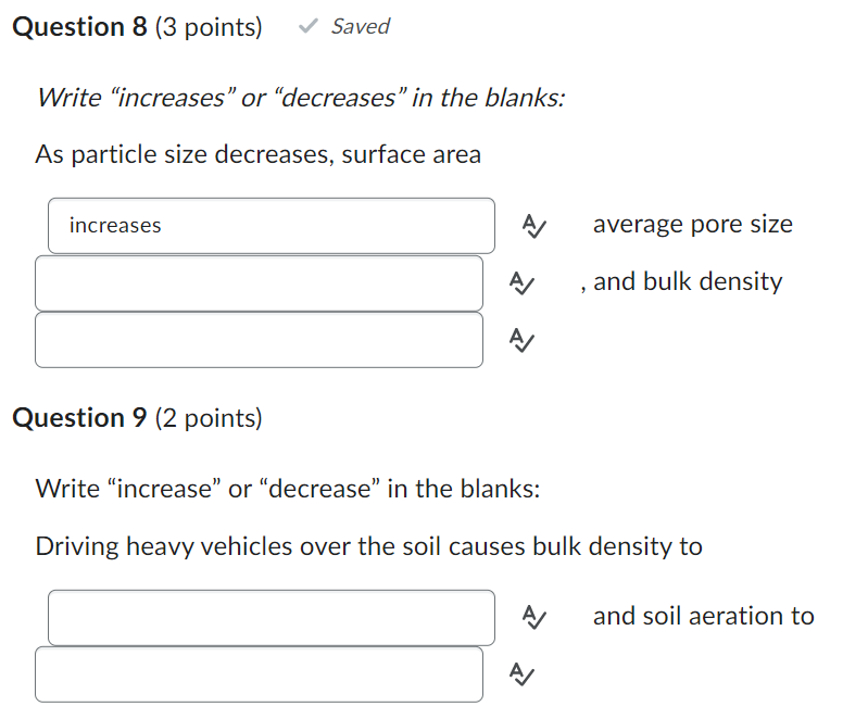 Solved Write "increases" or "decreases" in the blanks: As | Chegg.com