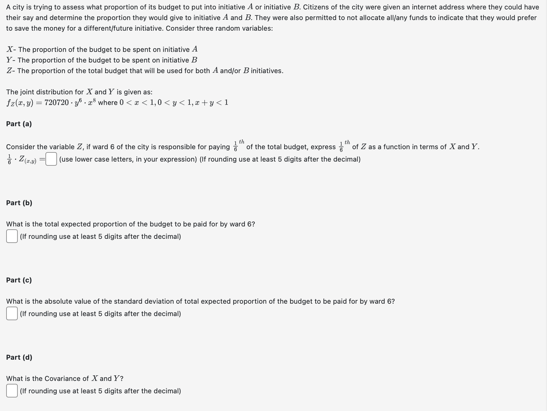 Solved A city is trying to assess what proportion of its | Chegg.com